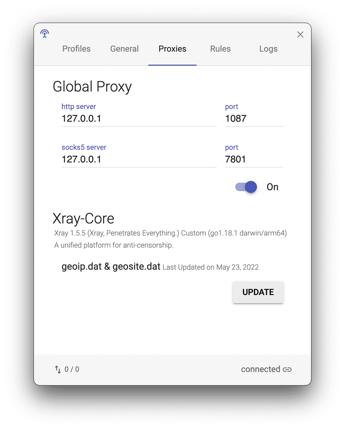GitHub - WikiHacker/xray-client: 本项目是基于 xray-core 的可运行于 Windows 与 Mac ...